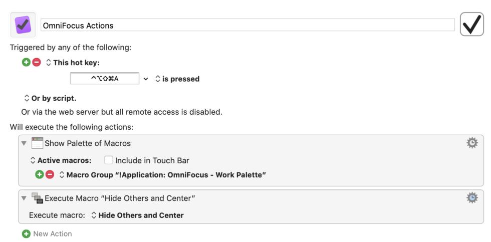 How to Set up Keyboard Maestro for a Steady OmniFocus Workflow | Kourosh Dini