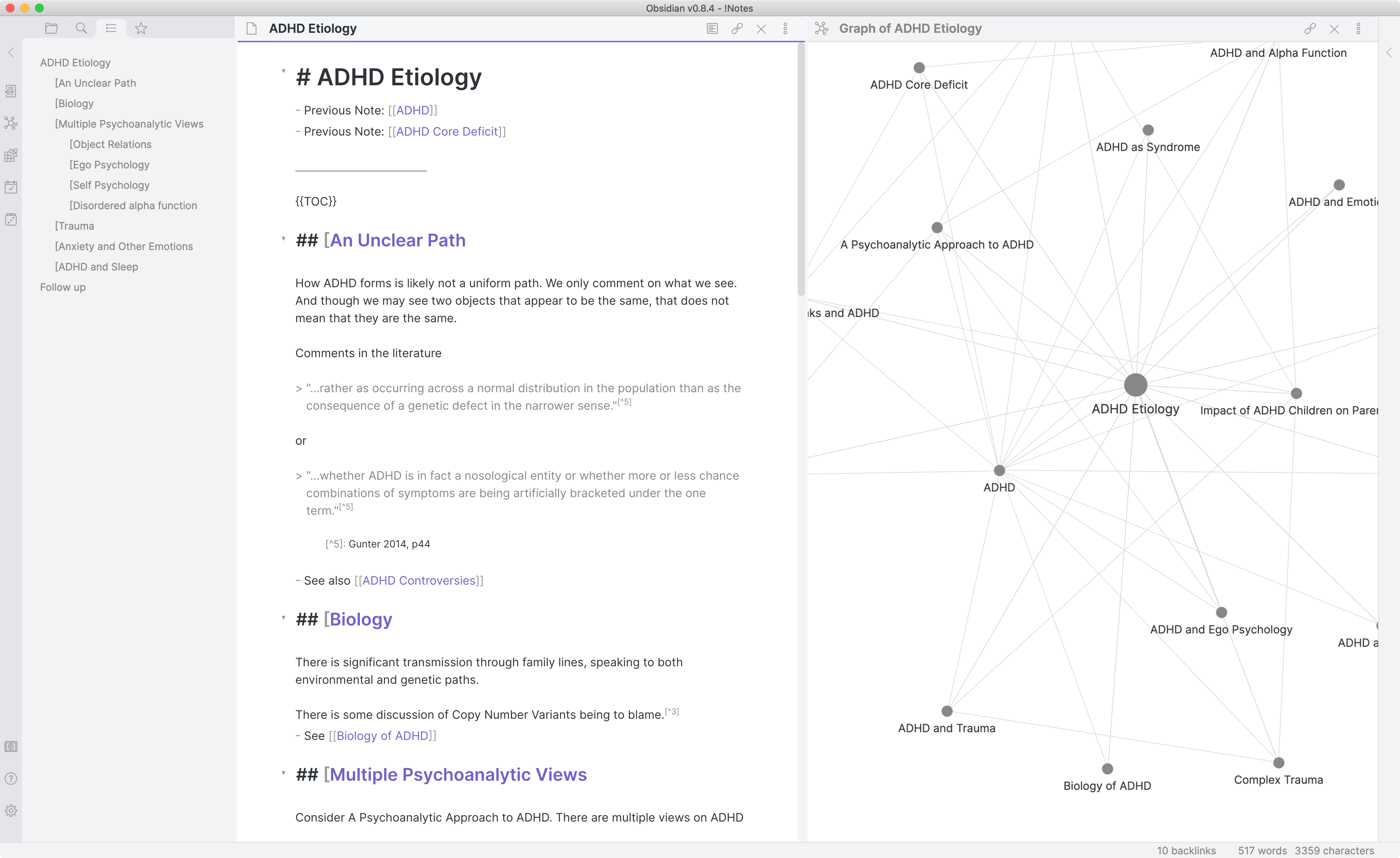 Obsidian-Example-Note-ADHD-Etiology | Kourosh Dini